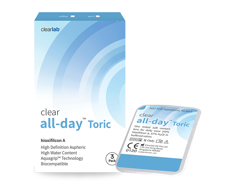Blister Clear All Day Toric Clearlab | www.novaquia.com