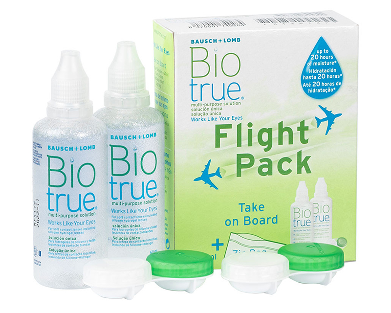 BioTrue Flight Pack 2 x 100 ml Bausch+Lomb | www.novaquia.com