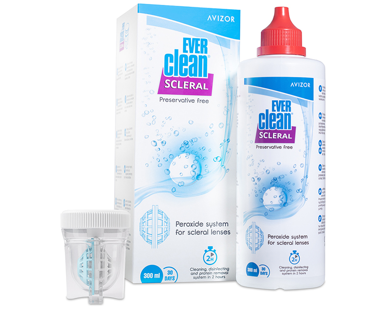 Everclean Scleral 300 ml + 30 cps Avizor | www.novaquia.com